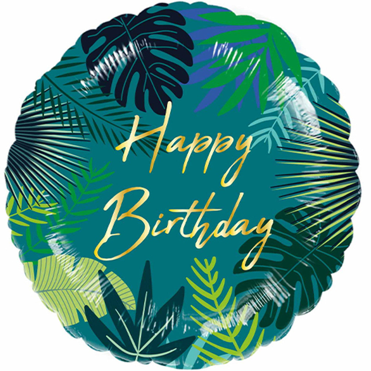 Birthday Tropical Leaves Balloon – Sprinkle of Magic