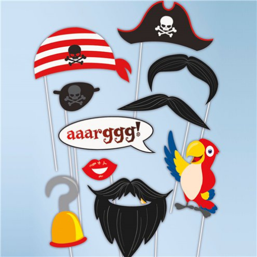 Pirate Party Photo Booth Props – Sprinkle of Magic
