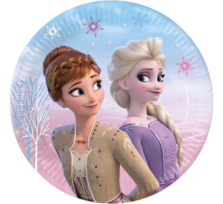 8PK 20cm FROZEN II WIND SPIRIT PLATES – Sprinkle of Magic