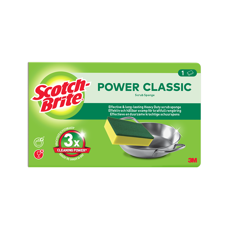 Scotch-Brite Classic Scrub Sponge Green – Sprinkle of Magic