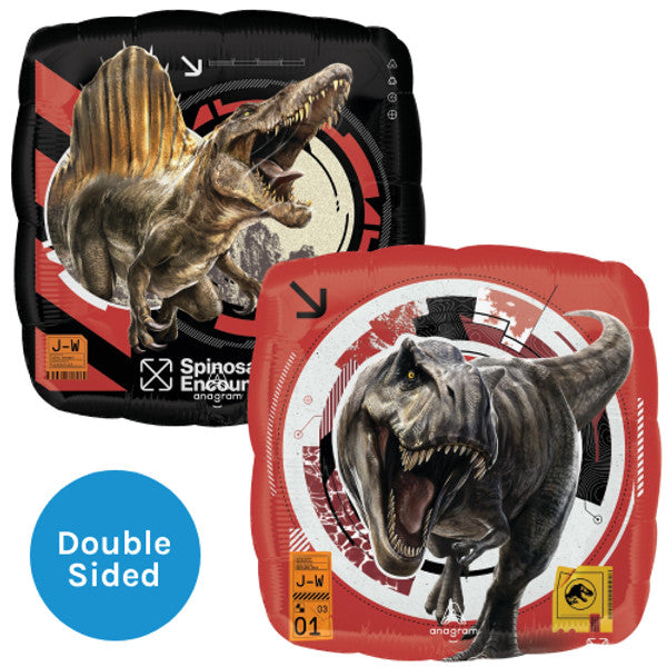 18 inch Jurassic World Rebirth Square Foil Balloon – Sprinkle of Magic