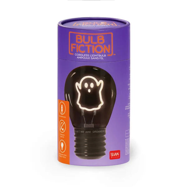 Legami Lightbulb-Shaped Table Lamp - Bulb Fiction - Ghost – Sprinkle of ...