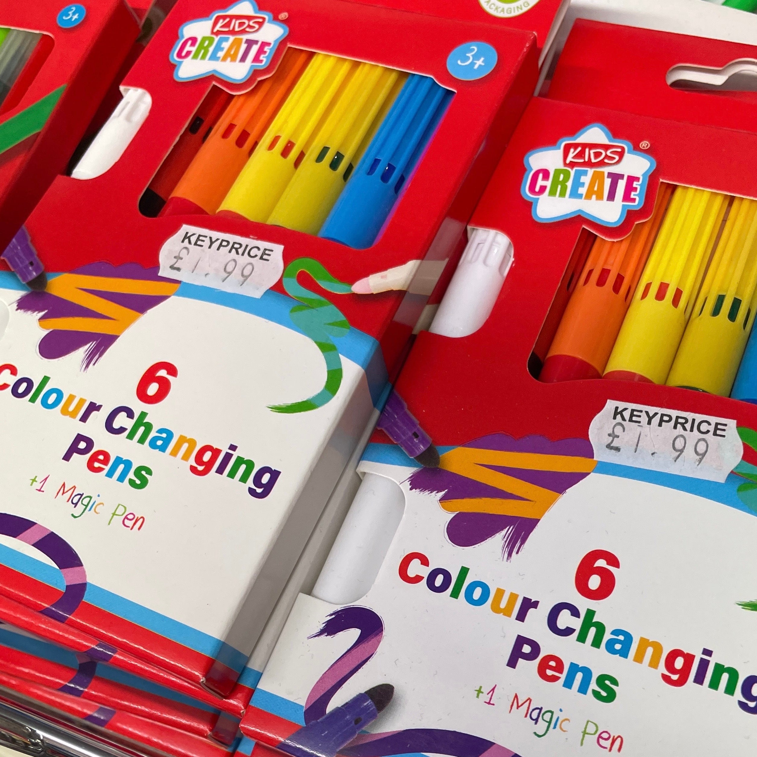 6 Colour Changing Pens + 1 Magic Pen – Sprinkle of Magic