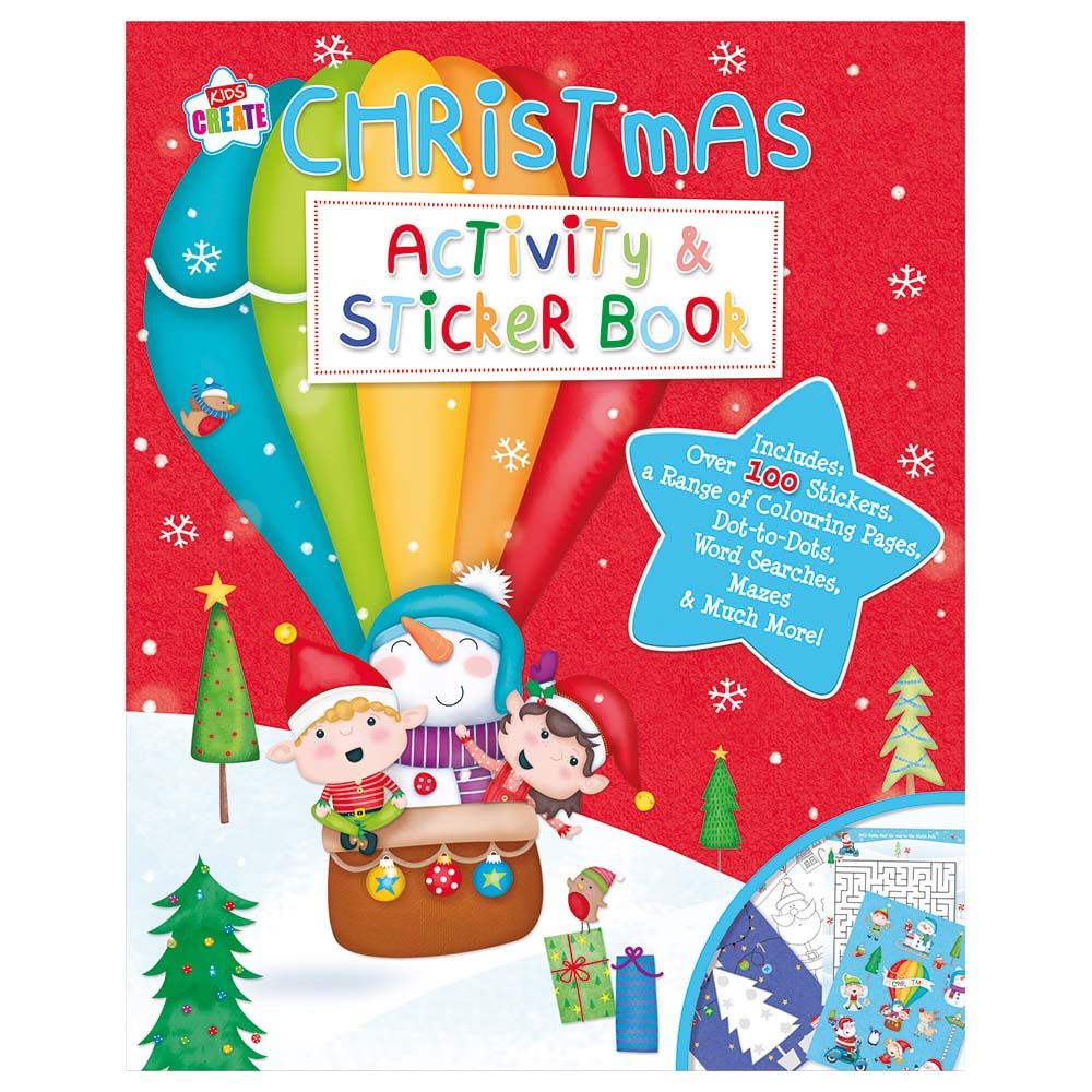 KIDS CREATE CHRISTMAS ACTIVITY STICKER BOOK – Sprinkle of Magic