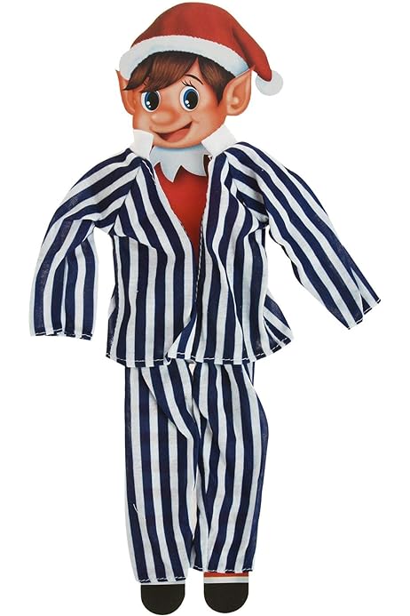 Naughty Elf Navy Pyjamas – Sprinkle of Magic
