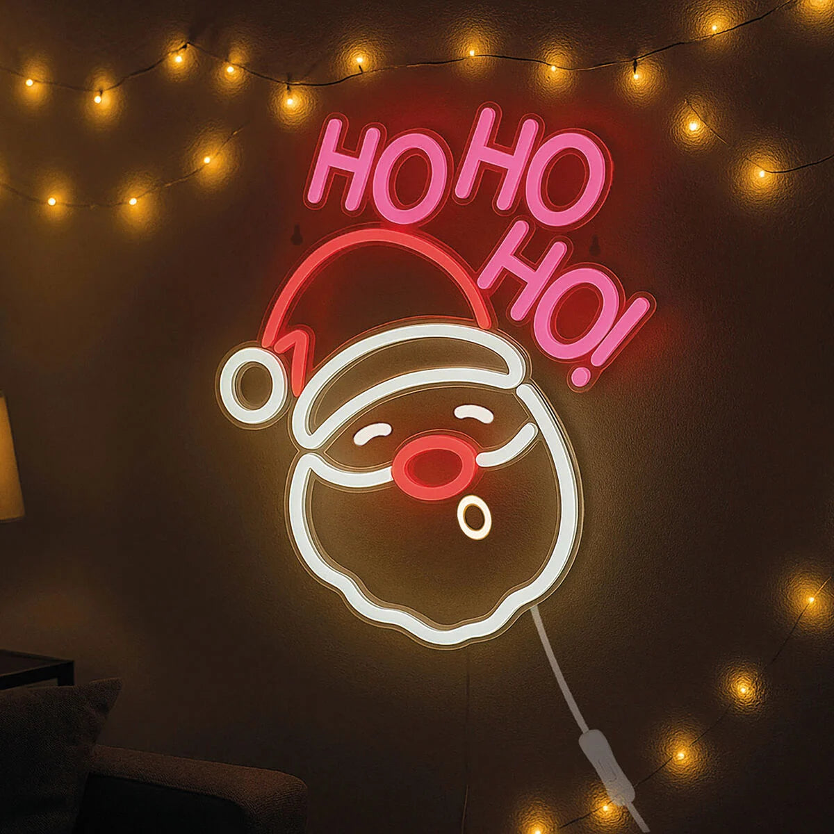 LEGAMI NEON-EFFECT LED SIGN - IT'S A SIGN - SANTA CLAUS – Sprinkle of Magic