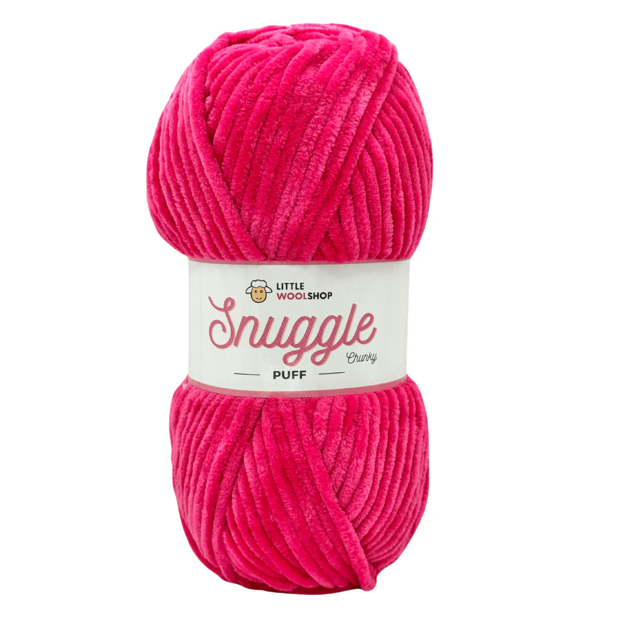 LittleWoolShop Snuggle Puff Chenille Chunky - Pink Dragonfruit ...