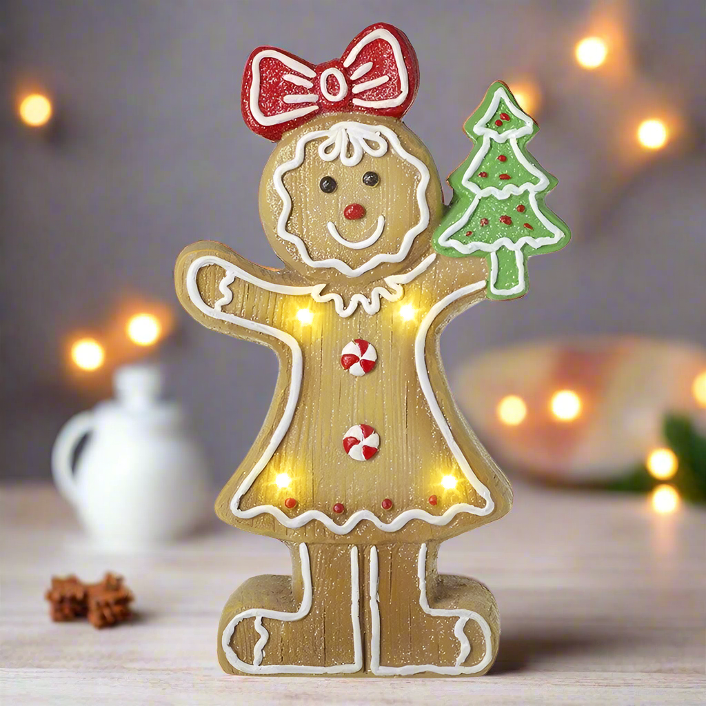 Light Up Gingerbread Girl – Sprinkle of Magic