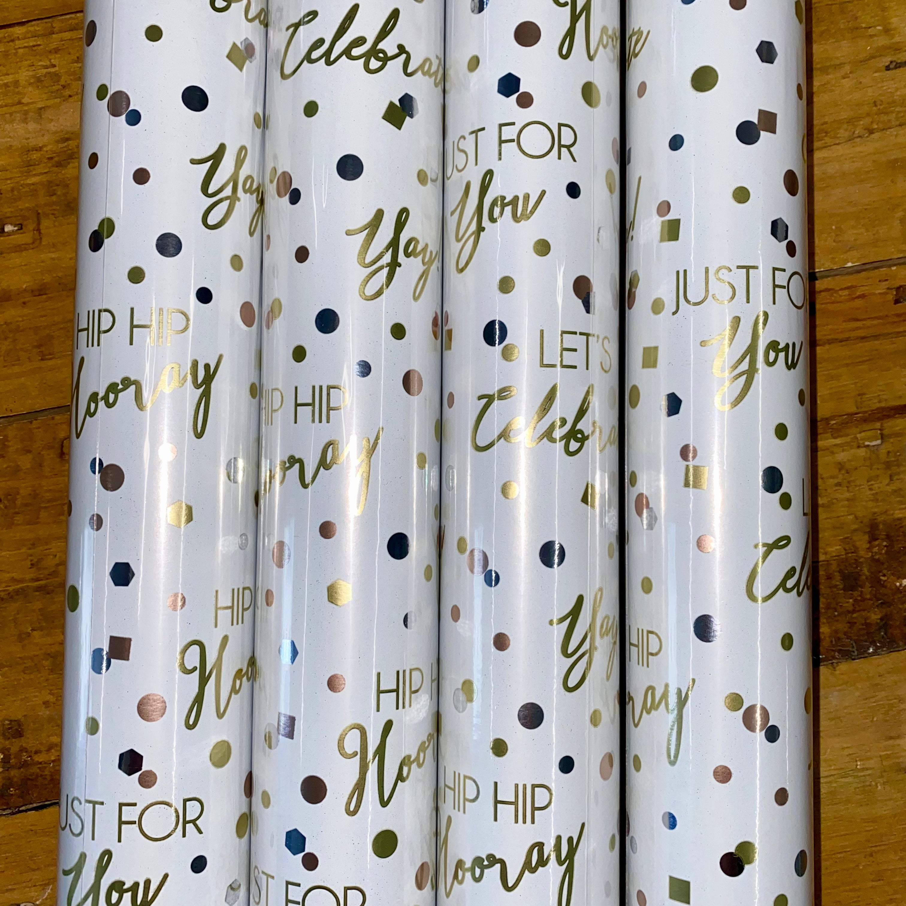 Let’s Celebrate Wrapping Paper – Sprinkle of Magic