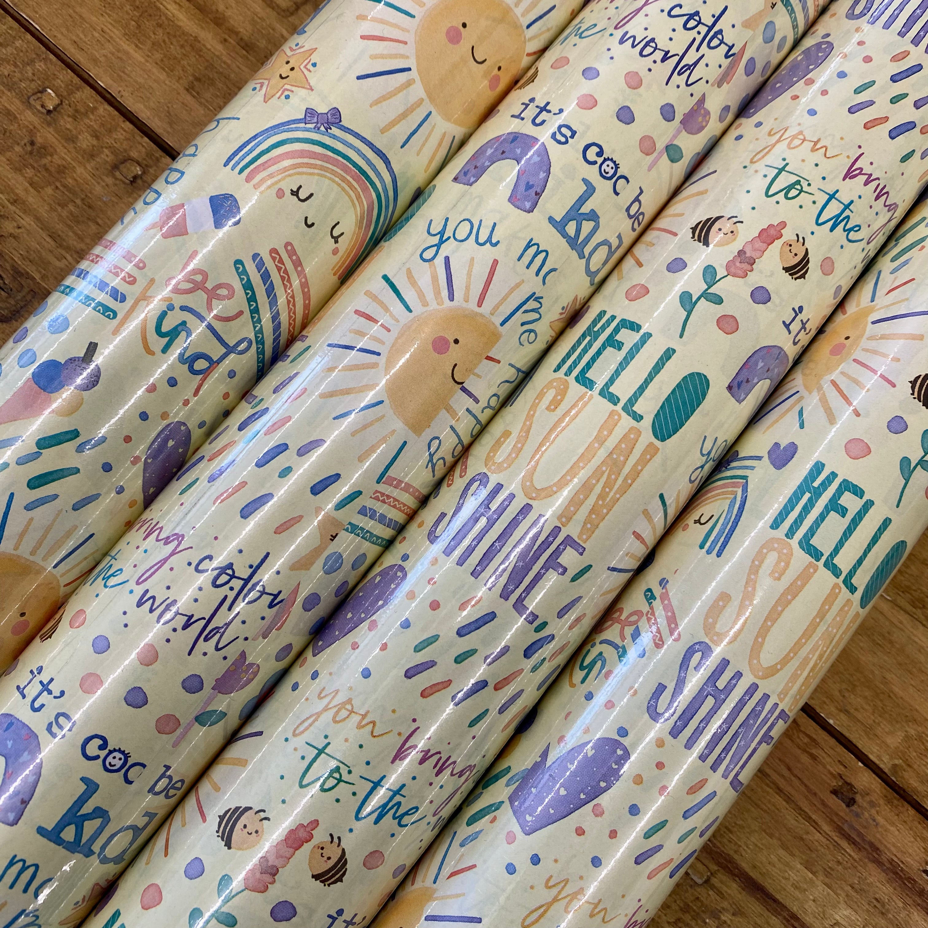 Hello Sunshine Wrapping Paper – Sprinkle of Magic