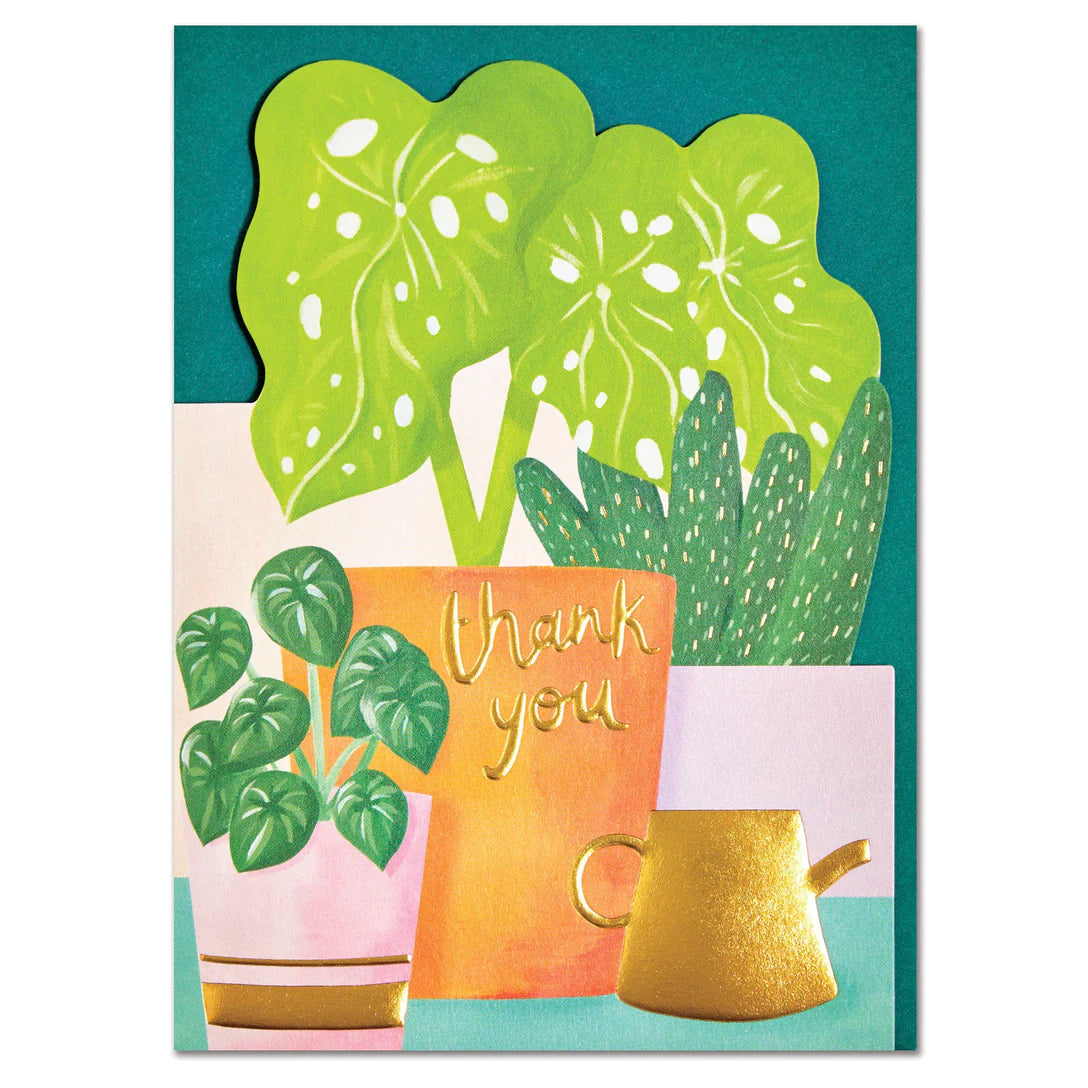 Pot Plants Thank You Card – Sprinkle of Magic