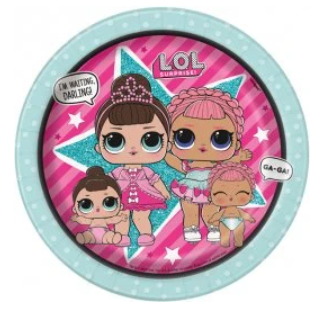LOL Party Plates – Sprinkle of Magic
