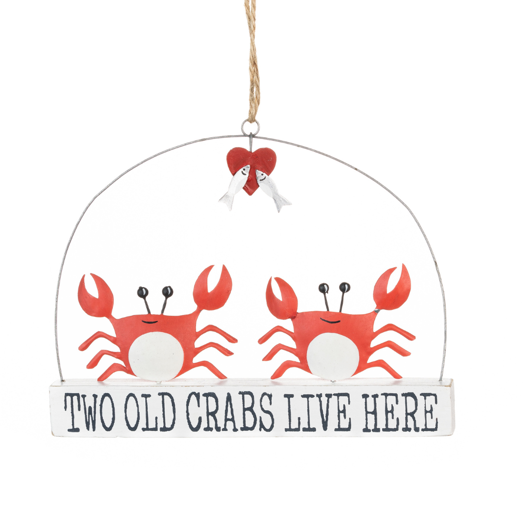 Two Old Crabs Live Here Sign – Sprinkle of Magic