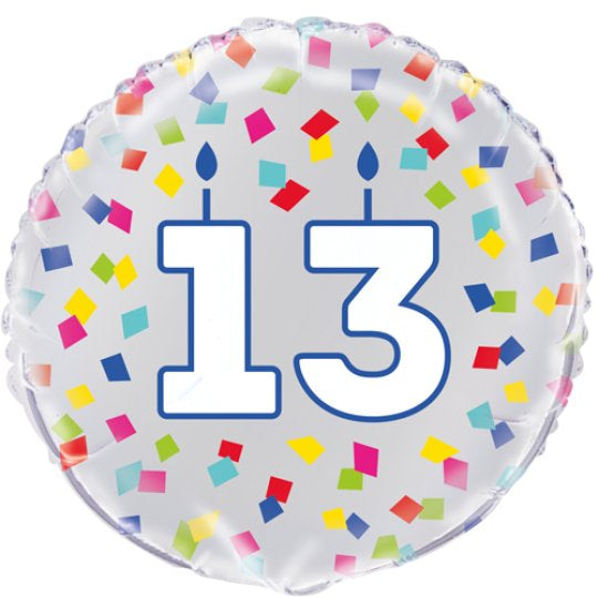 13th Birthday Confetti Balloon – Sprinkle of Magic