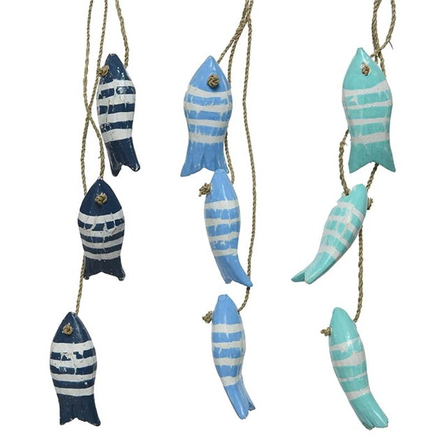 Hanging Wooden Fish – Sprinkle of Magic