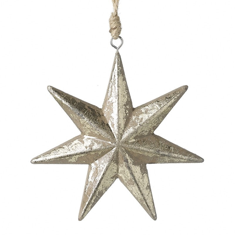 Hanging Mottled Gold Star – Sprinkle of Magic